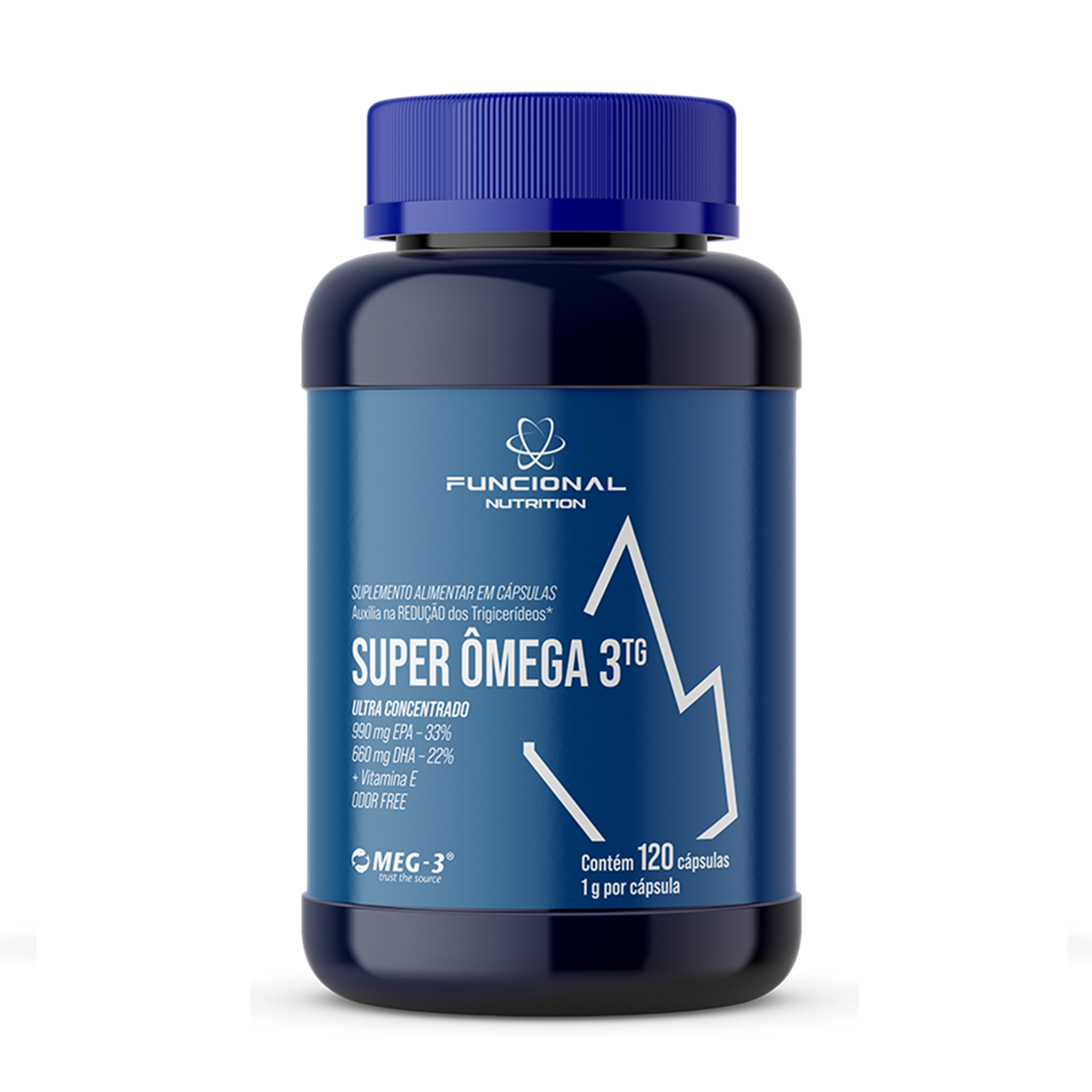 SUPER ÔMEGA 3 TG 1G 120 CAPS – Funcional Nutrition
